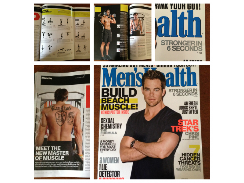 Tyler English Fitness Featured in Men's Health, Owner's Natural ...