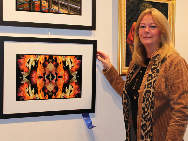 High School Art Teacher “Practices What She Teaches”