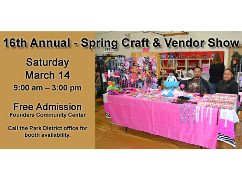16th Annual Spring Craft and Vendor Show - Frankfort, IL Patch