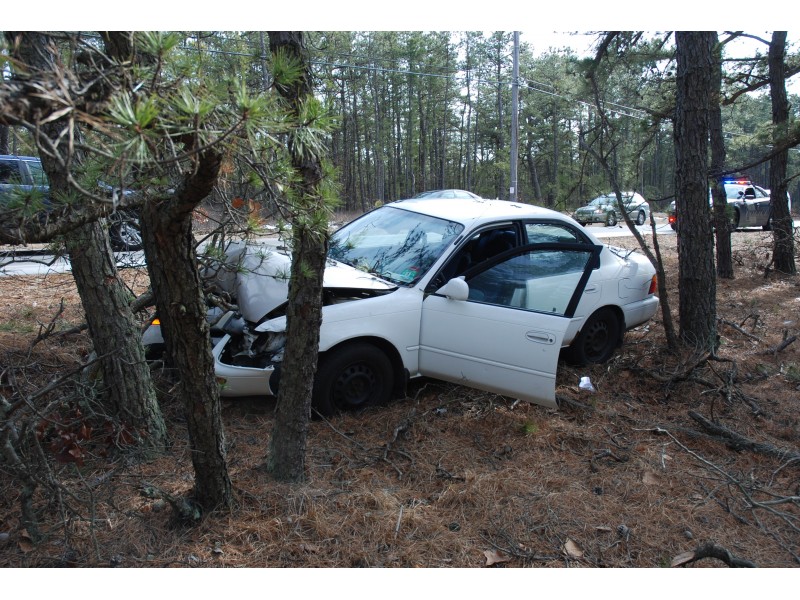 Woman Airlifted After Car Hits Tree In Manchester | Manchester, NJ Patch