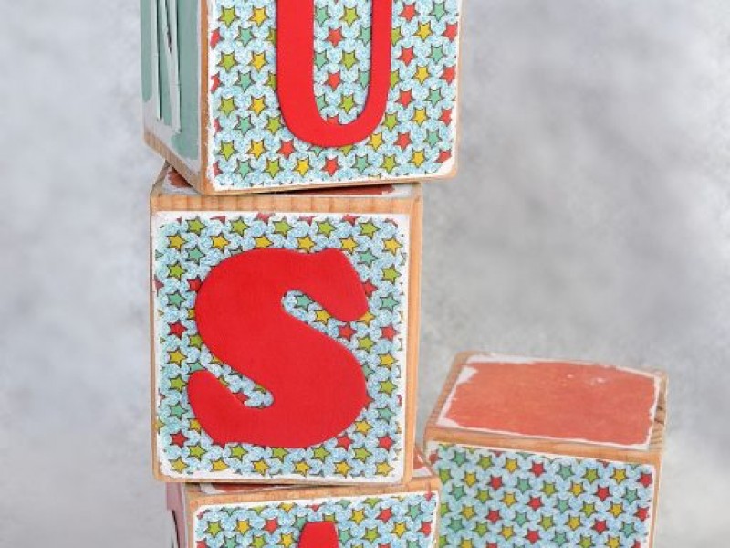 DIY Wooden Letter Blocks - The Haddams, CT Patch