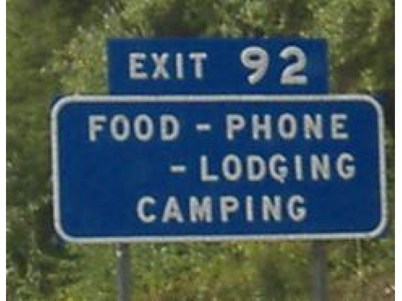 DOT to Review Policies on Highway Food, Fuel, and Lodging Signs ...