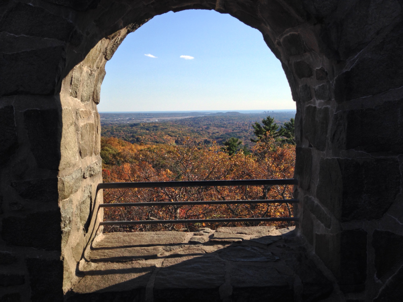 Towering Beauty in Sleeping Giant State Park: Structure Has Unique ...