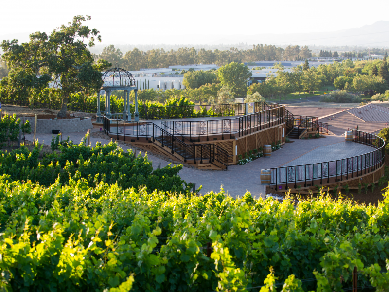The Meritage Resort and Spa Opens Deck in Vineyards for...