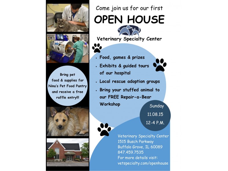 Veterinary Specialty Center to Host Open House and Pet Fair This ...